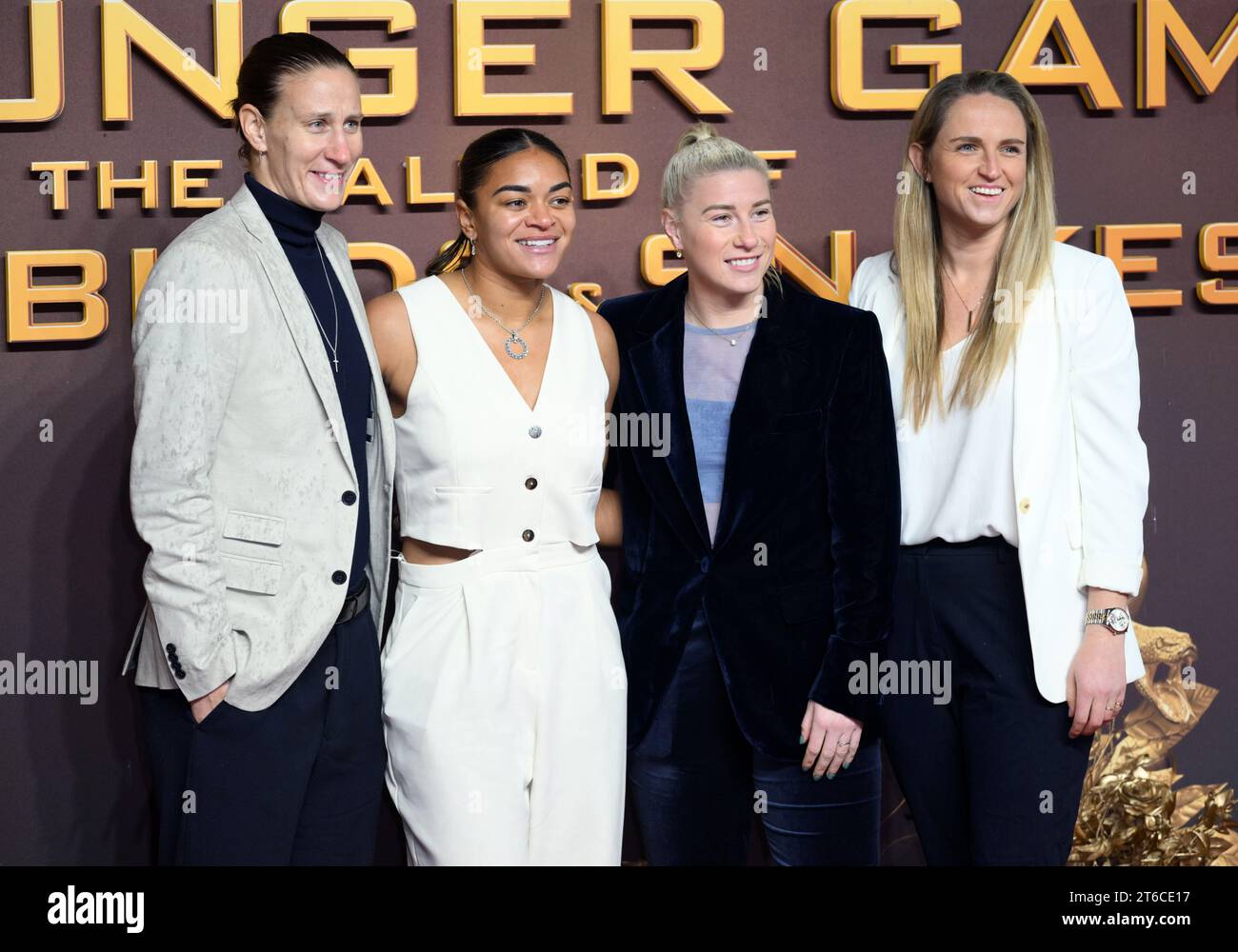 London, UK. November 9th, 2023. Jess Carter and Bethany England ...
