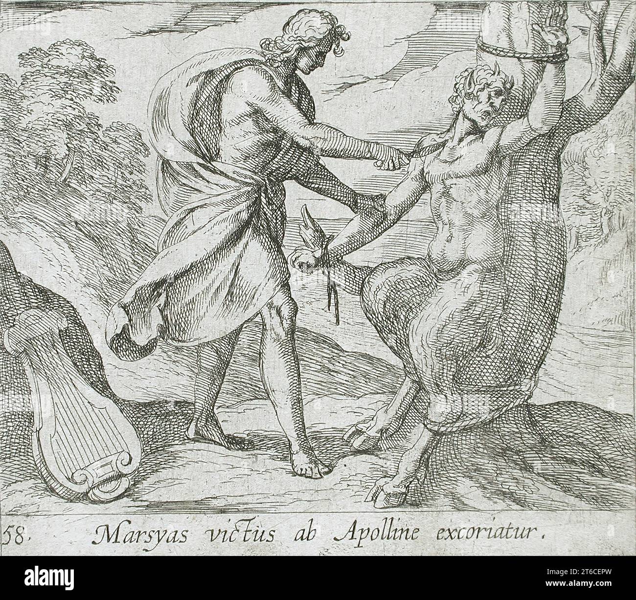 Satyr marsyas tied hi-res stock photography and images - Alamy