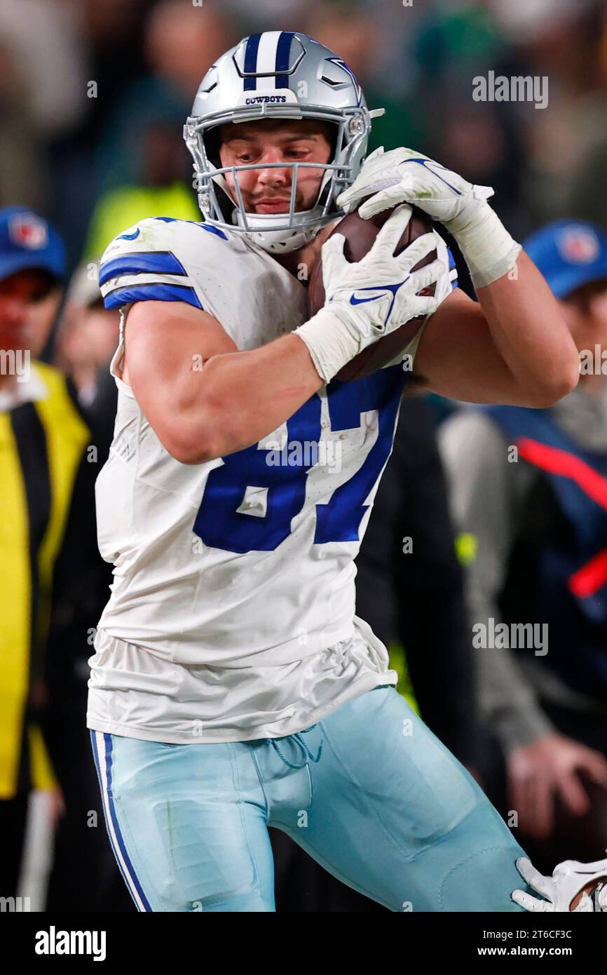 Dallas Cowboys tight end Jake Ferguson (87) in action against the ...