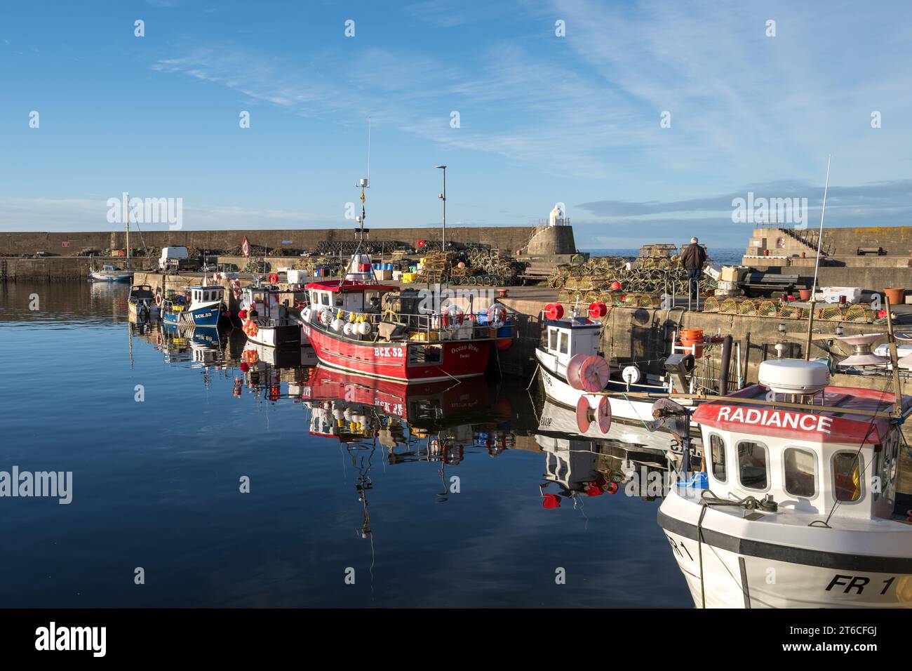 5 November 2023. Findochty Marina,Findochty,Moray,Scotland. This is the ...