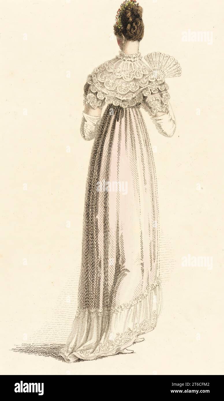 Fashion Plate (Opera Dress), 1815 Stock Photo - Alamy