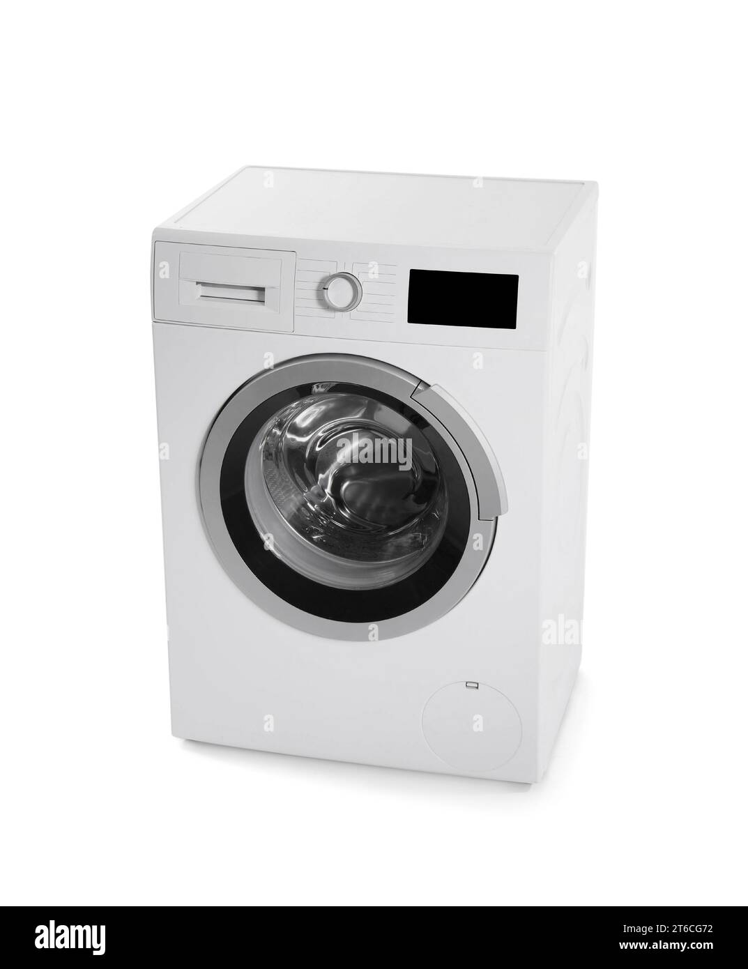 Washing machine isolated on white background Stock Photo - Alamy