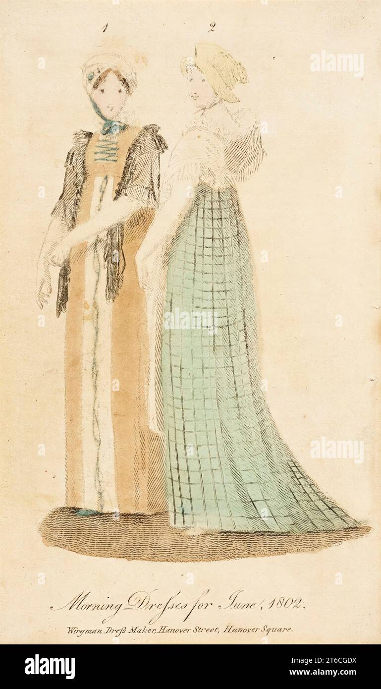 Two english morning dresses hi-res stock photography and images - Alamy