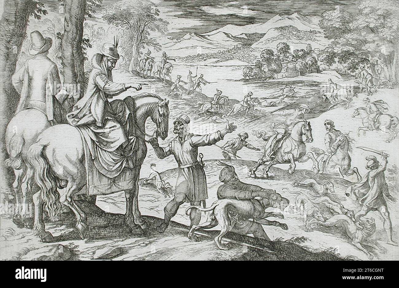 17th century deer hunt hi-res stock photography and images - Alamy