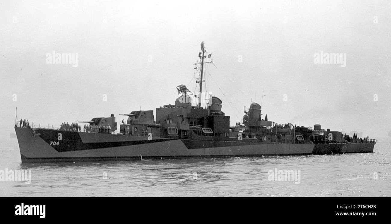 USS Borie (DD-704), circa in late 1944 Stock Photo - Alamy