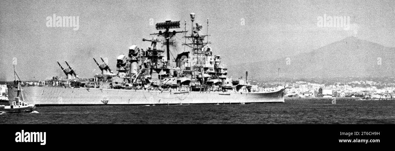 USS Boston (CAG-1) at Catania (Italy) in September 1964 Stock Photo - Alamy