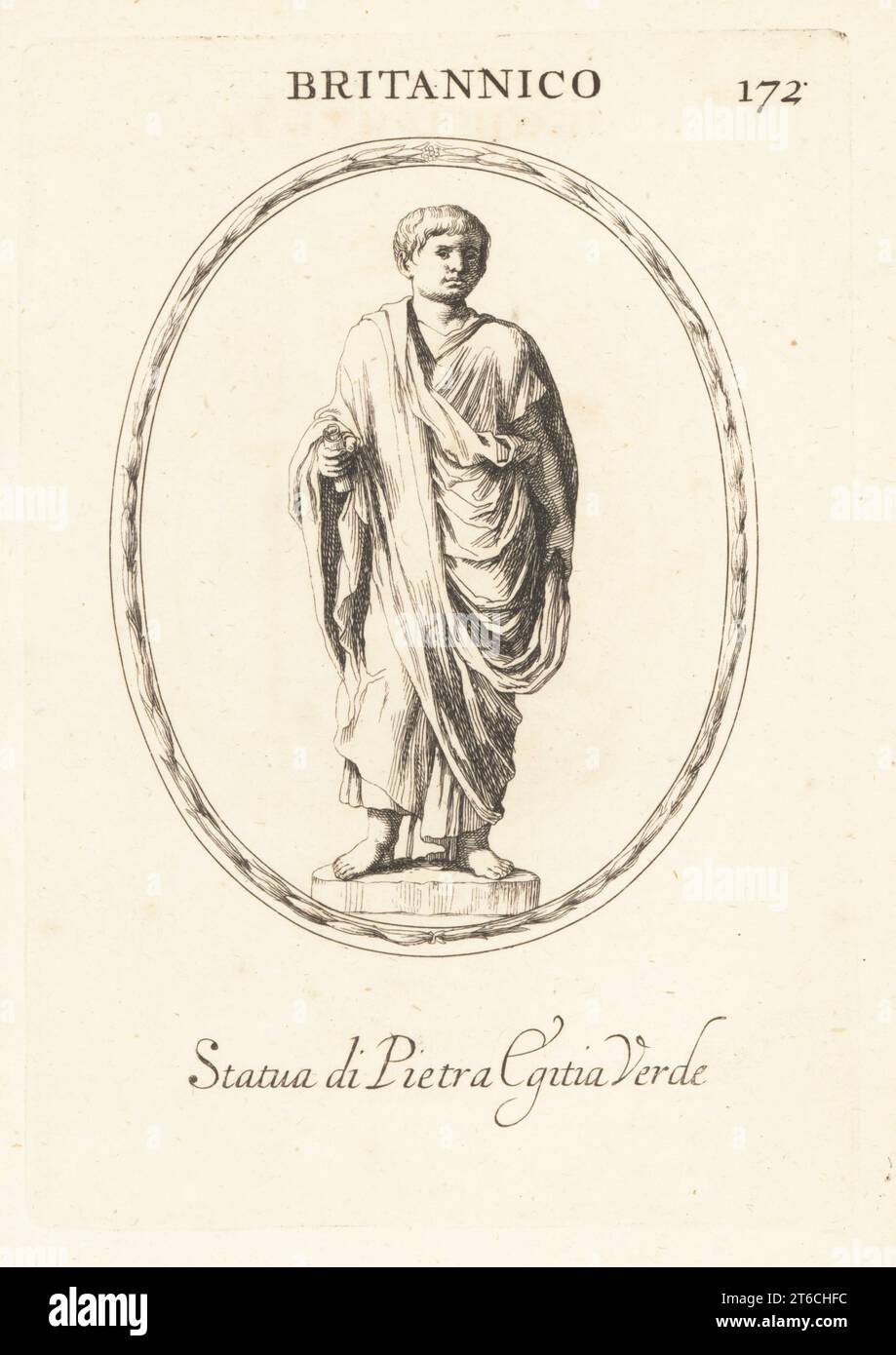 Citizen of Britain in a praetexta toga, Britannicus, after the Roman ...