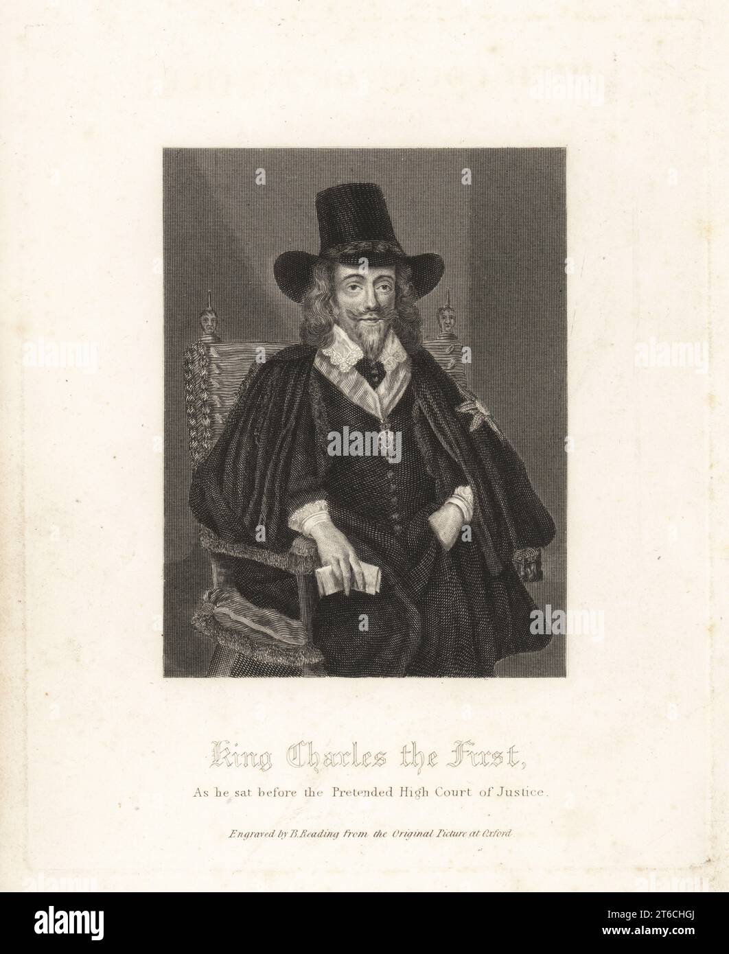 King Charles I of England as he sat before the Pretended High Court of ...