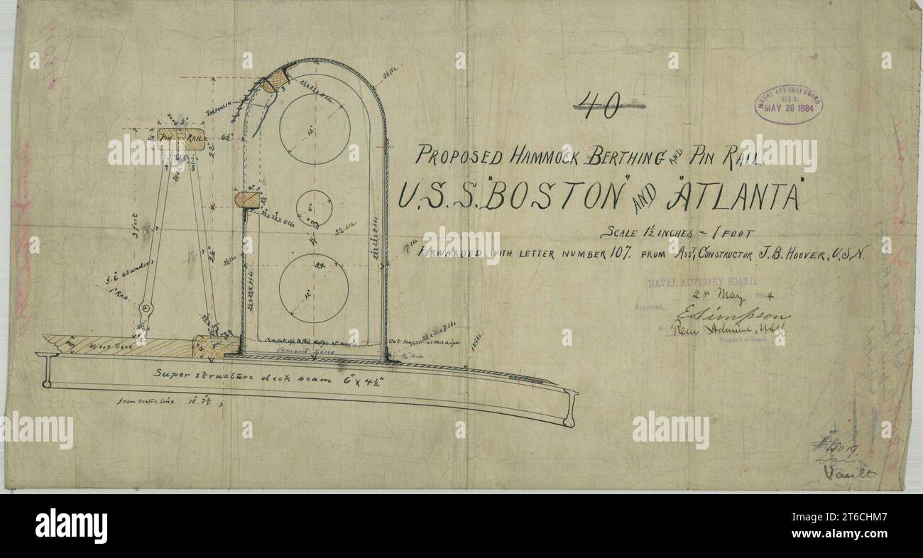 USS Boston and USS Atlanta Stock Photo - Alamy