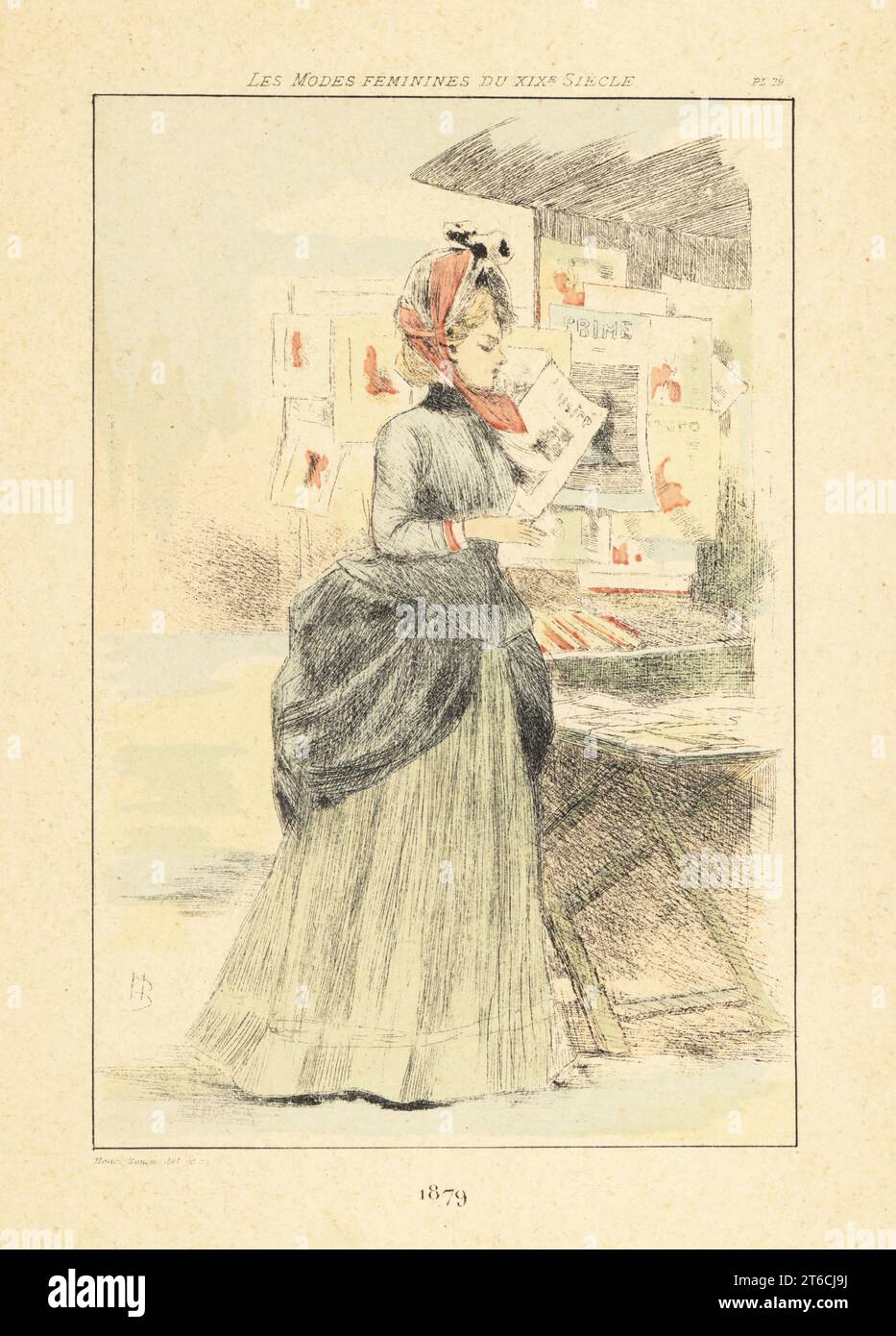 Female fashions of the 19th century hi-res stock photography and images ...