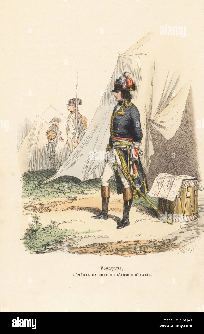 Napoleon Bonaparte, as commander of the Army of Italy, a field army of ...