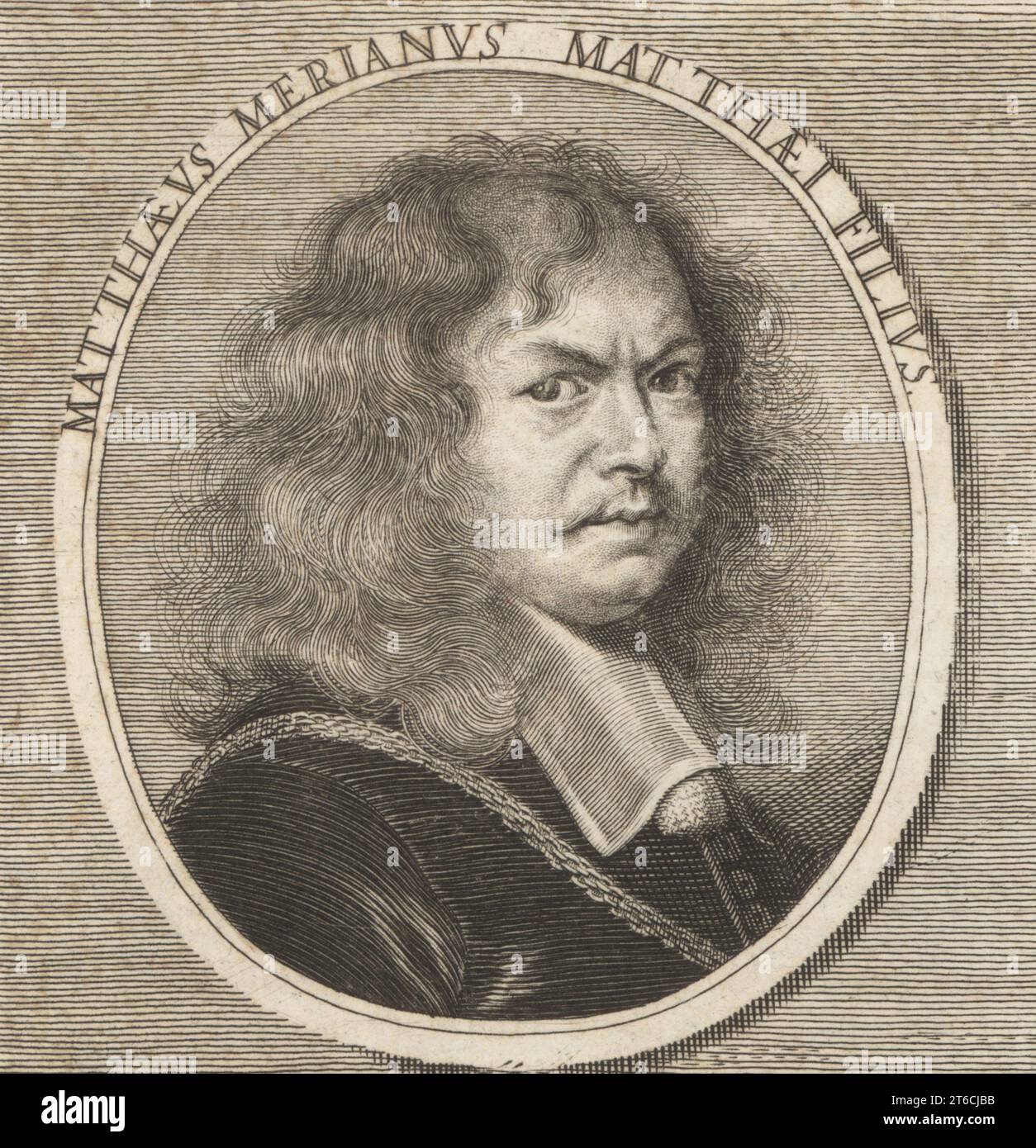 Matthaus Merian the Younger, Swiss engraver and portrait painter, 1621 ...