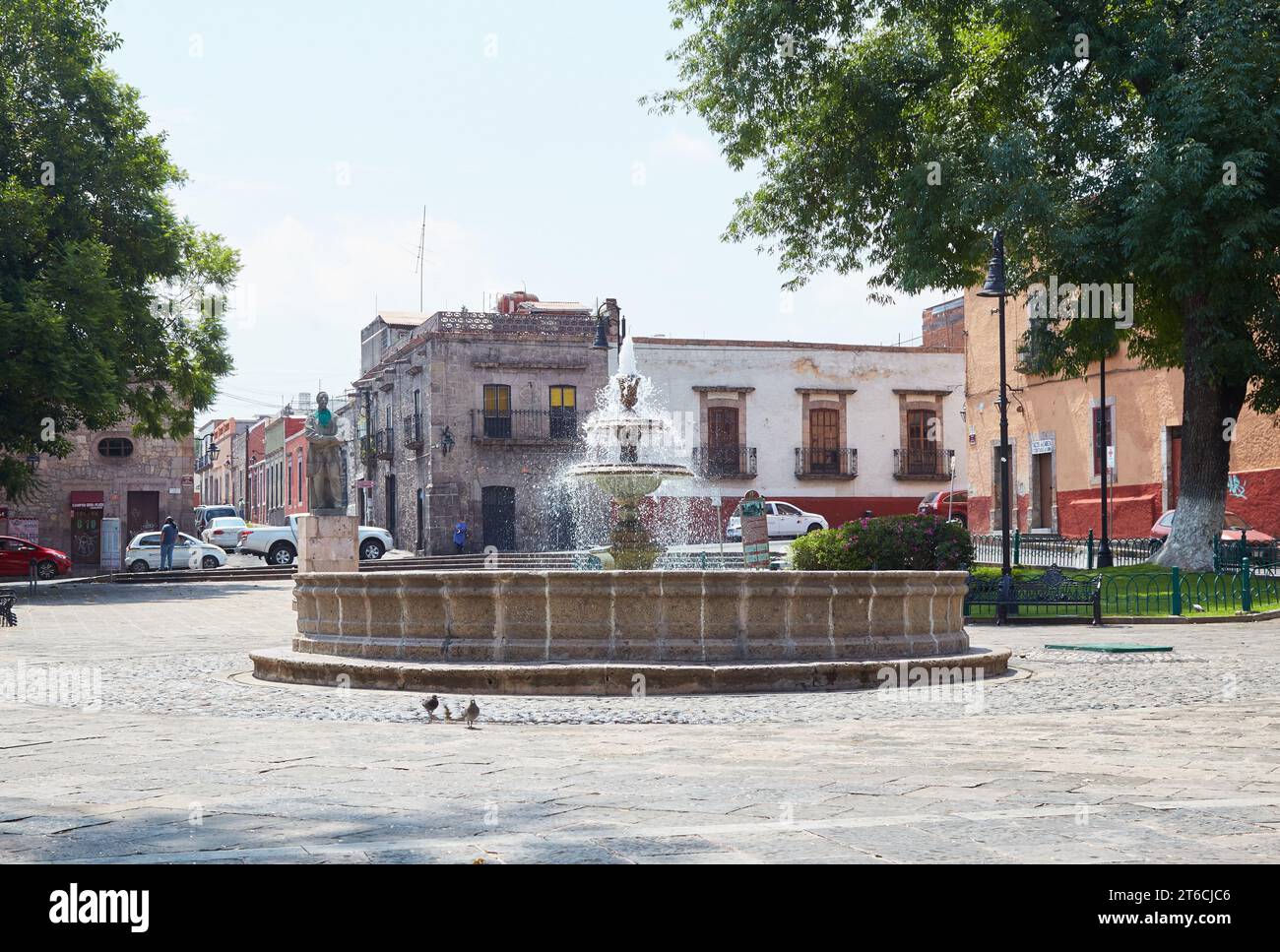 The Michoacan state capital of Morelia, the City of Pink Stone Stock ...