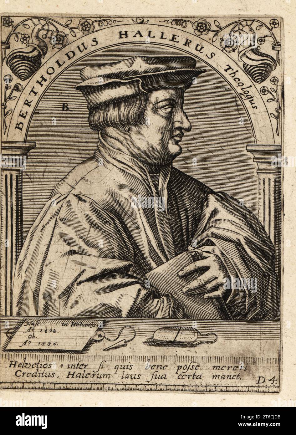 Berchtold Haller, 1492-1536, German Protestant reformer of the city of ...