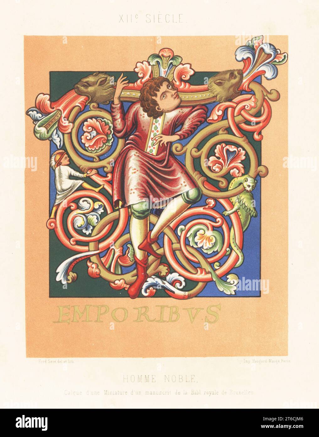 Illuminated manuscript 12th century hi-res stock photography and images ...