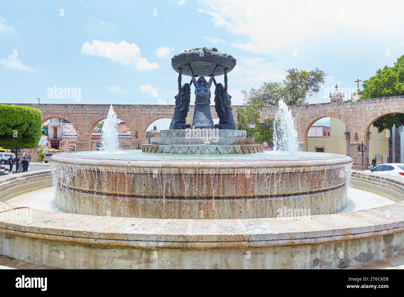 The Michoacan state capital of Morelia, the City of Pink Stone Stock ...