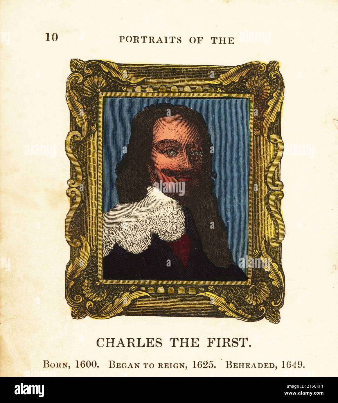 Portrait of King Charles the First, Charles I of England, born 1600 ...