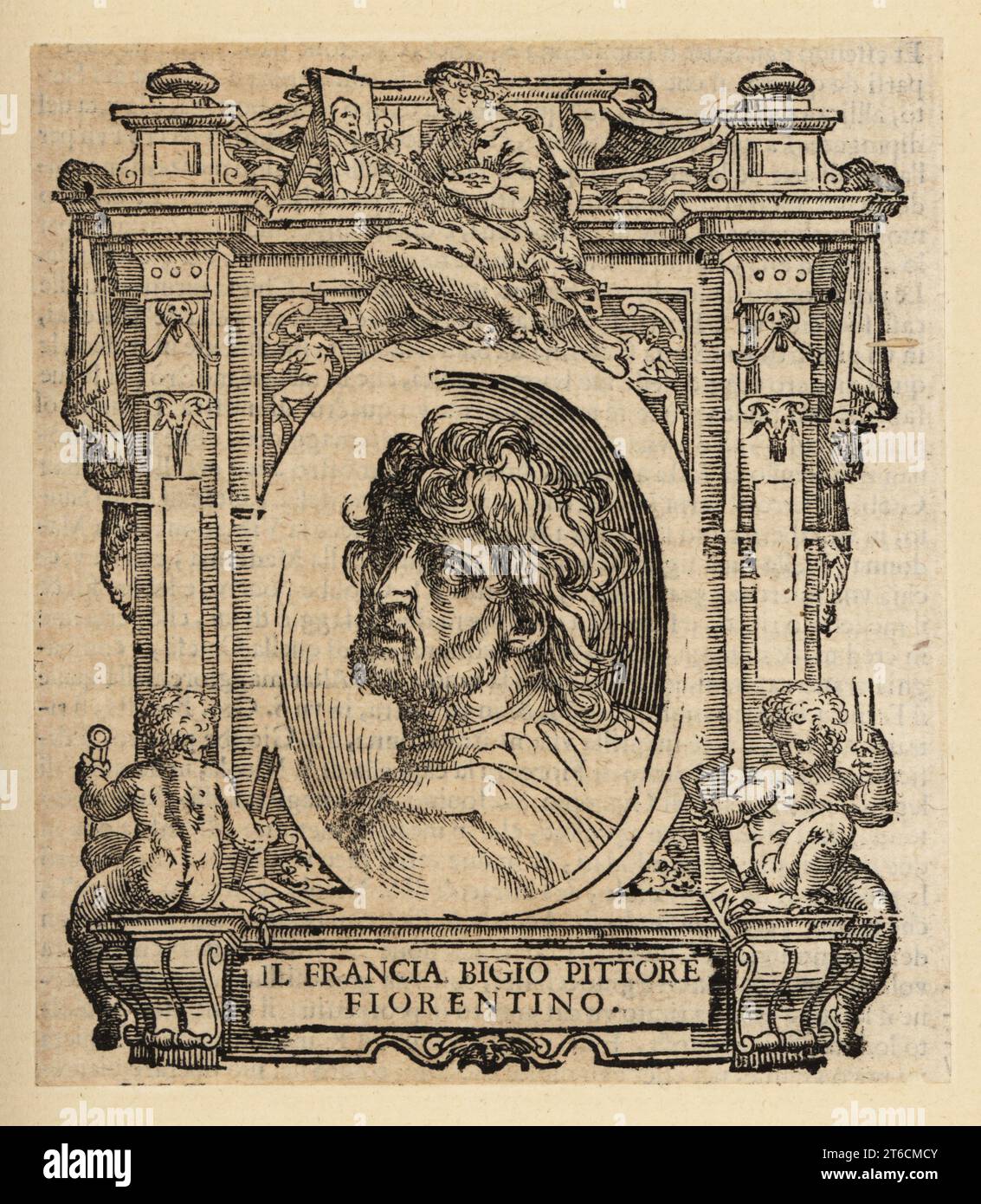 Portrait of Franciabigio, Italian painter of the Florentine Renaissance ...