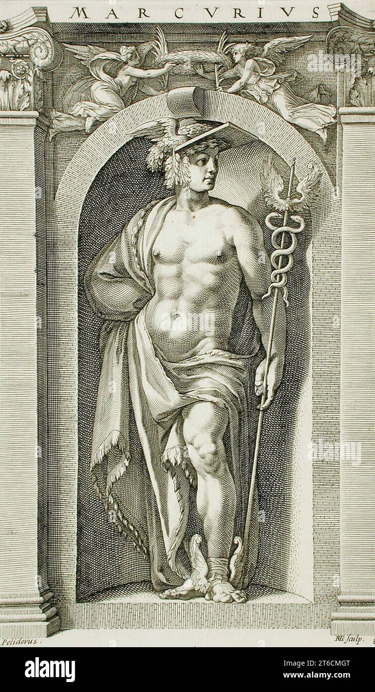 “Marcurius” [sic], the Roman God, Mercury, 1592. Series: The Set of the ...