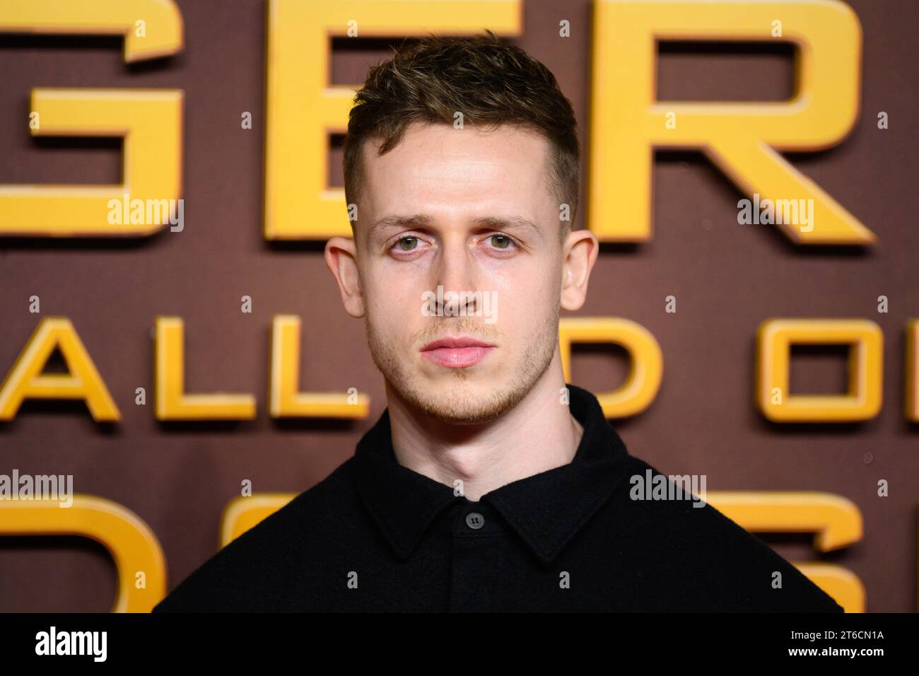 London, UK. 9 November 2023. George Somner attending The Hunger Games ...