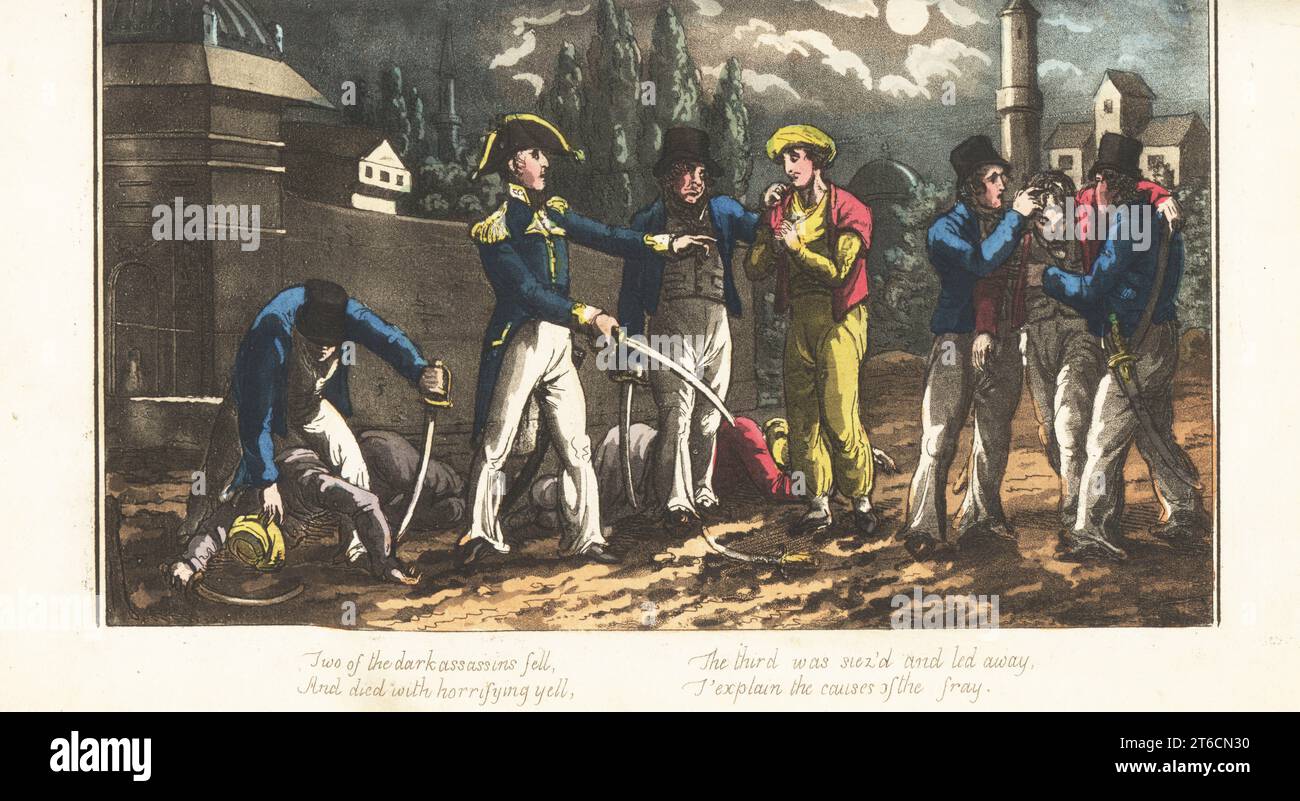 An English naval officer captures an Arab assassin. Admiral Bowsprit ...