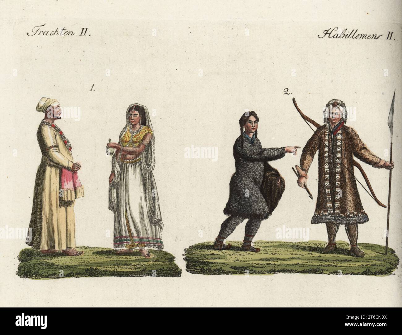Costumes of the people of Asia, 18th century. Hindustan and Bengal ...