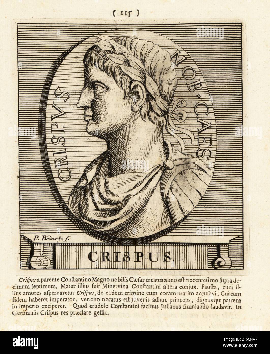Flavius Julius Crispus, c. 295 326, eldest son of Roman Emperor ...
