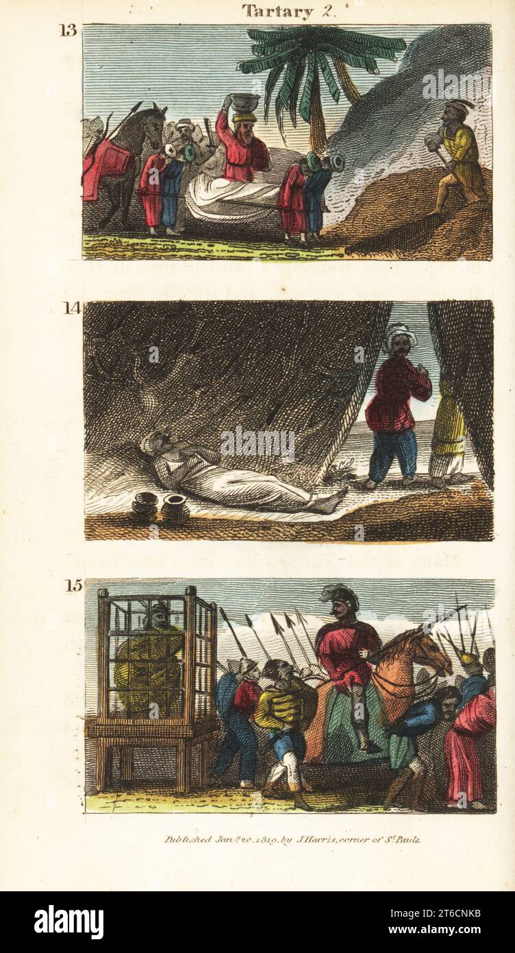 Historical views of Tartary. Funeral rites of a Tatar chieftain 13 ...