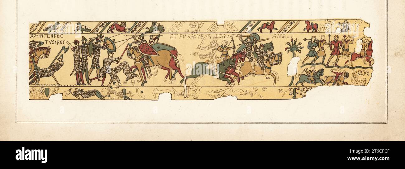 The Norman army routs the Saxon infantry, and Saxons armed only with ...