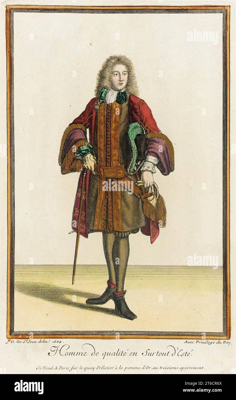 Fashion 17th century france mens hi-res stock photography and images ...