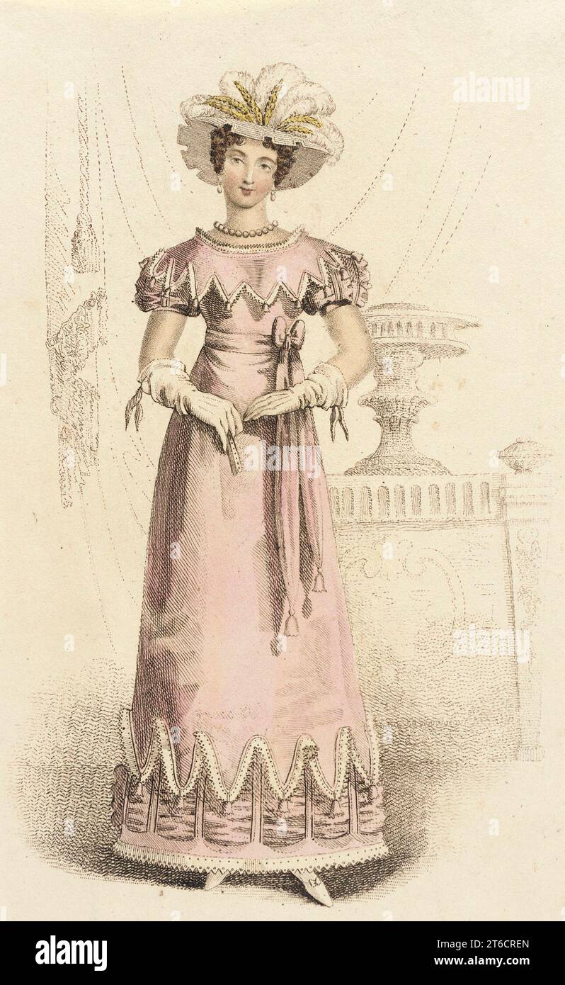 Fashion plate paris dress hi-res stock photography and images - Alamy