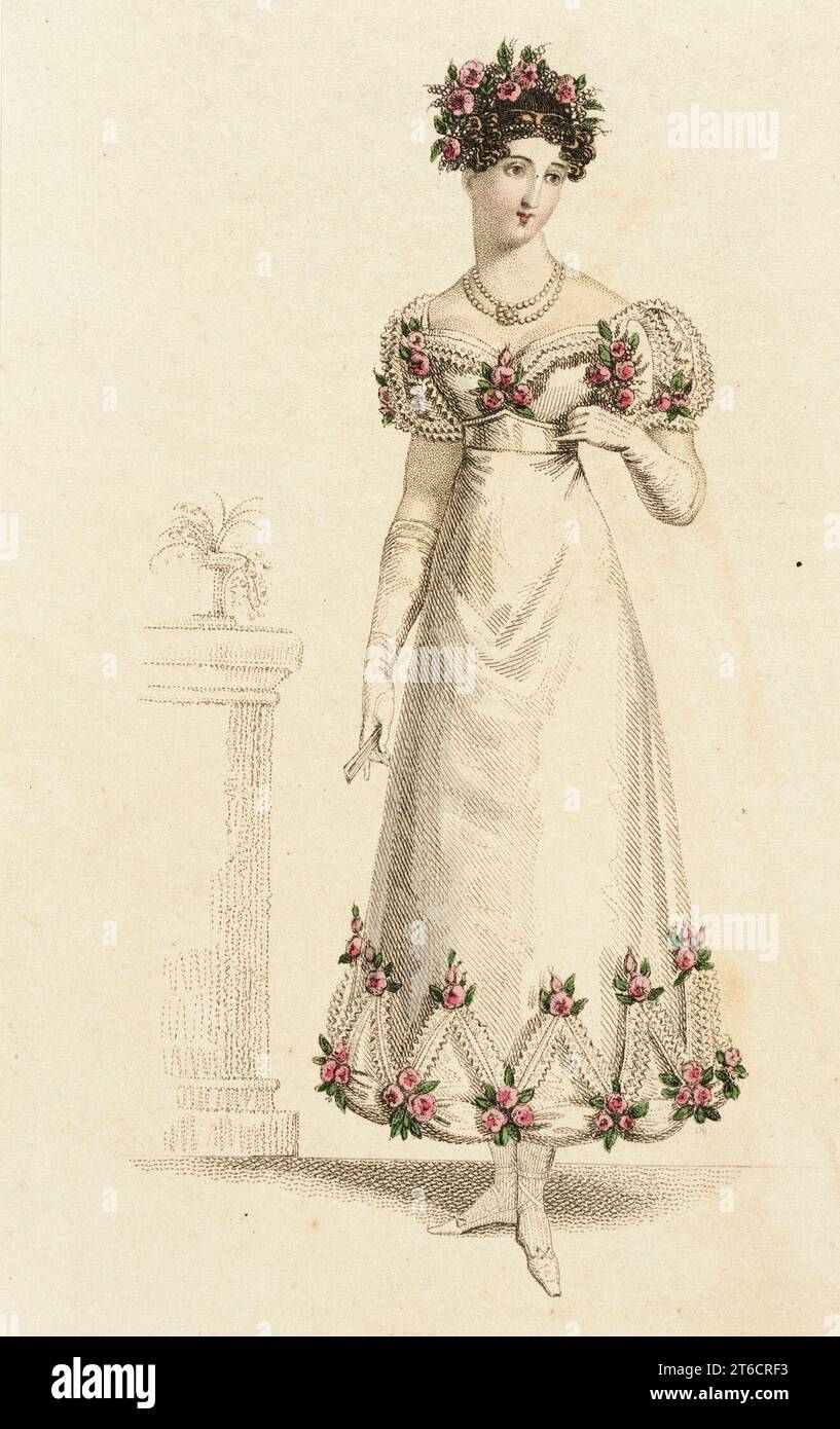 Fashion plate paris dress hi-res stock photography and images - Alamy