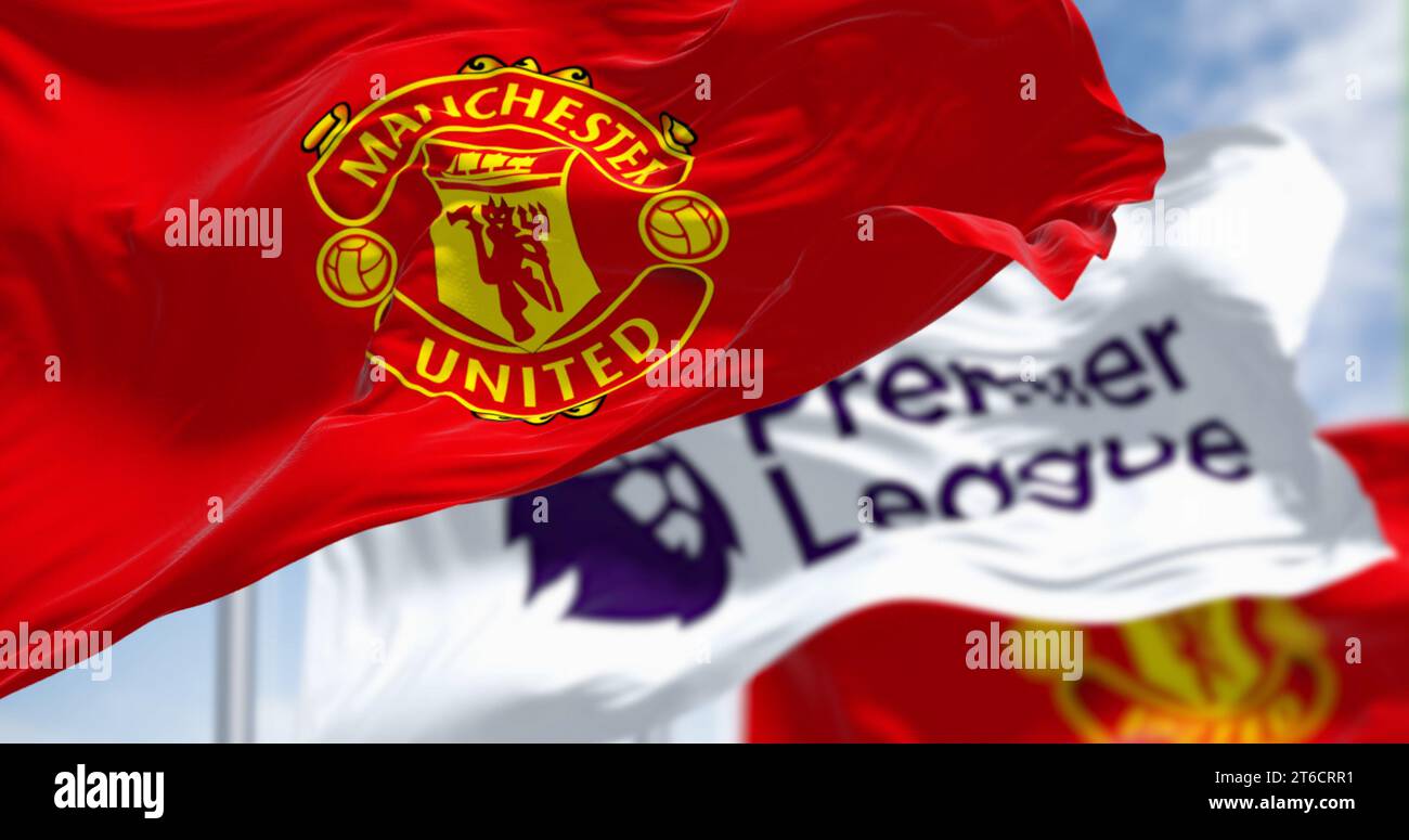 Manchester, UK, July 2 2023: Manchester United Football Club and ...