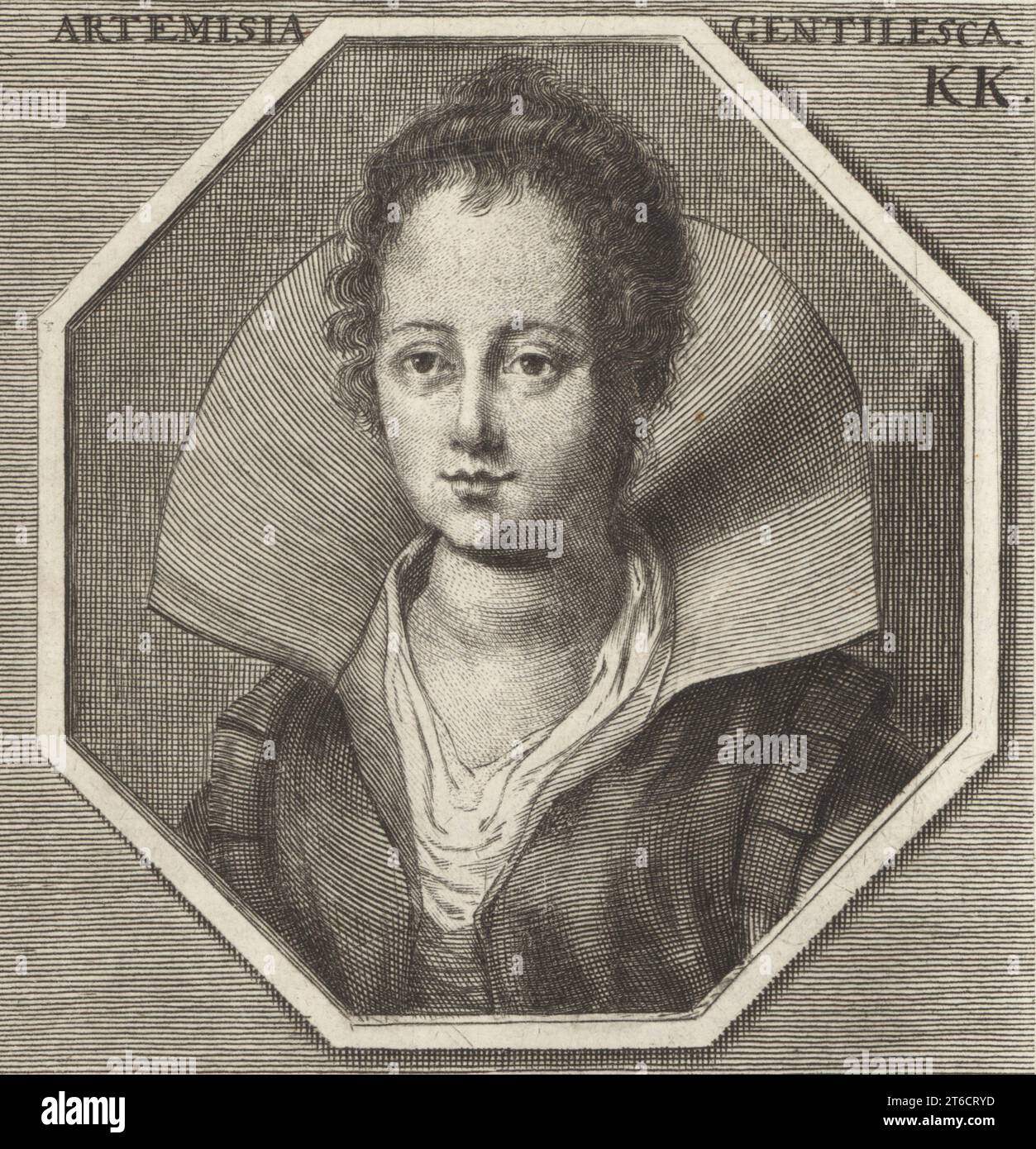 Artemisia Lomi or Artemisia Gentileschi, Italian Baroque painter, 1593 ...