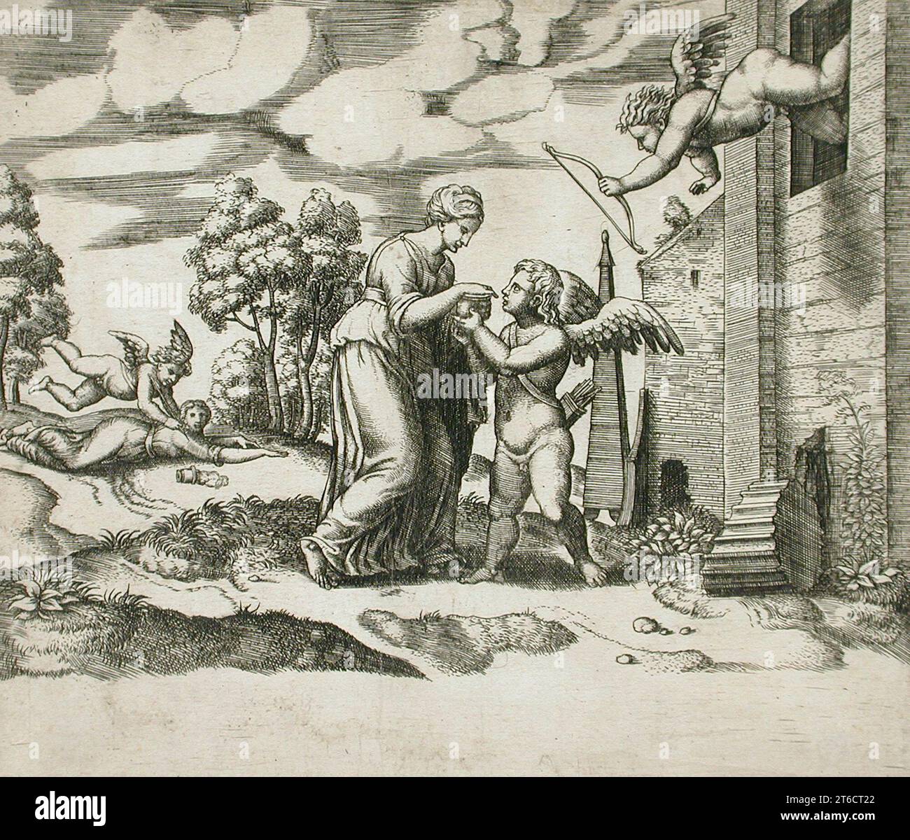 Psyche Opens the Fateful Box, between 1520 and 1535. Series: The fable ...