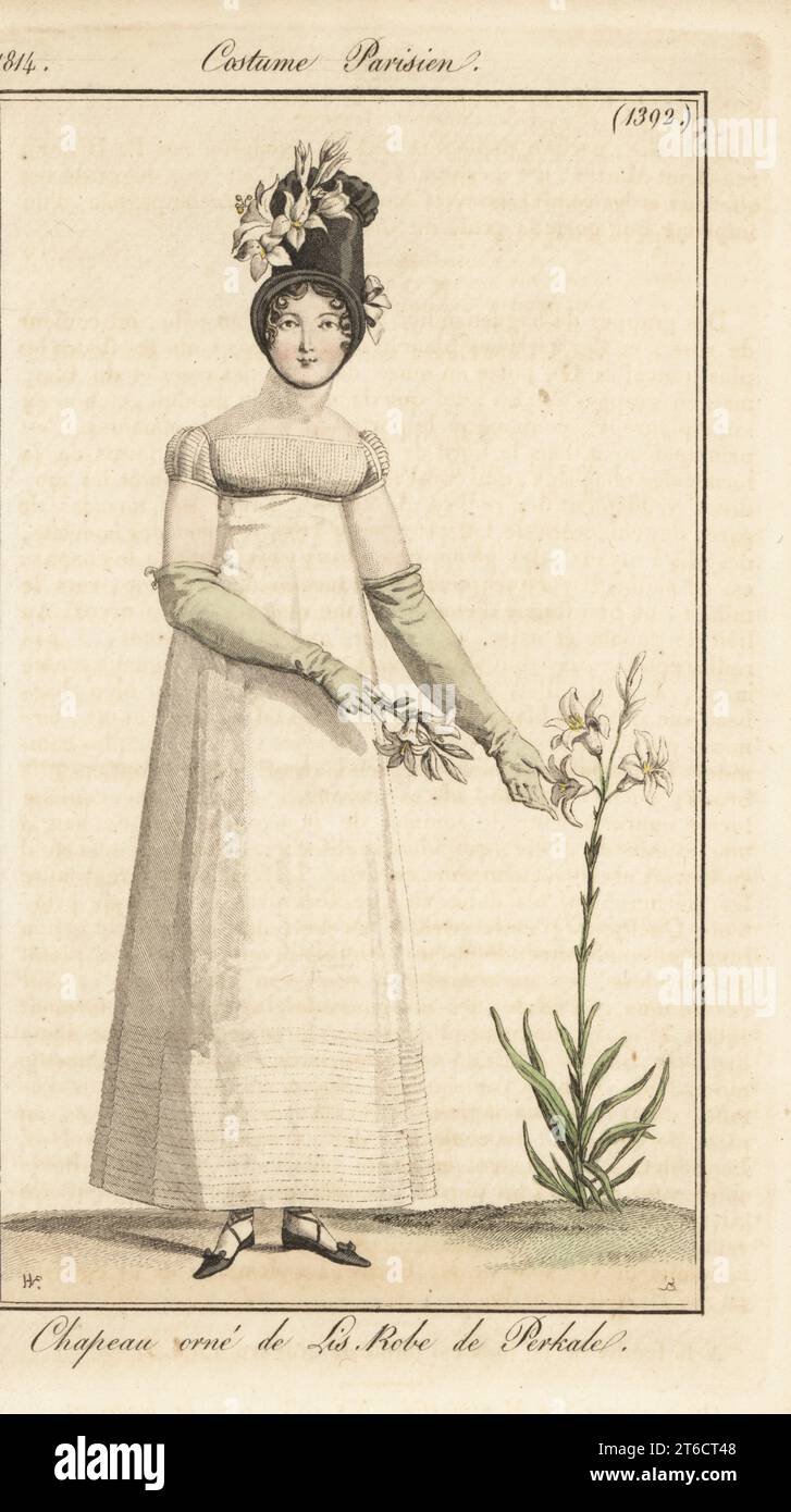 White percale robe hi-res stock photography and images - Alamy