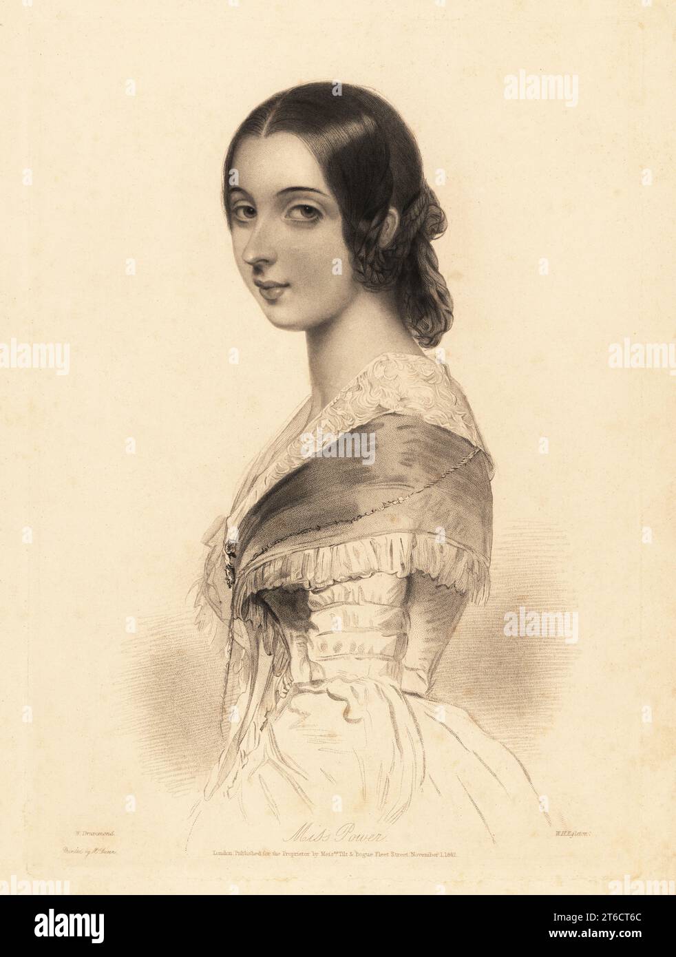 Miss Power, Marguerite Agnes Power, c.1815-1867, writer and niece of ...