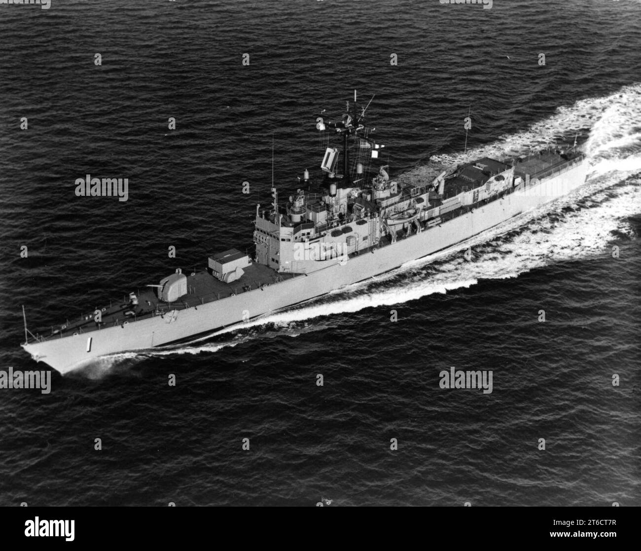USS Brooke (DEG-1) underway in 1966 Stock Photo - Alamy