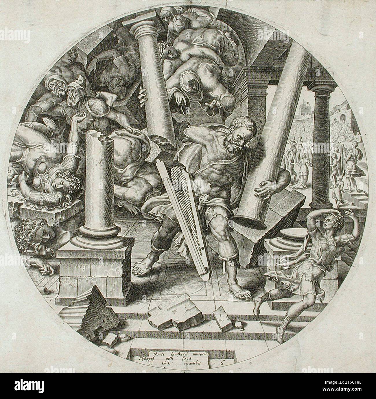 Samson Pillars Tattoo