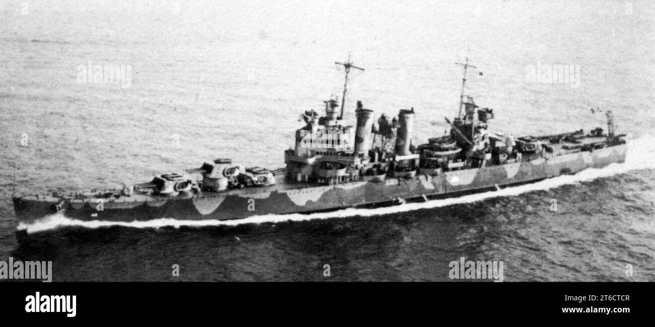 Uss brooklyn at sea Black and White Stock Photos & Images - Alamy