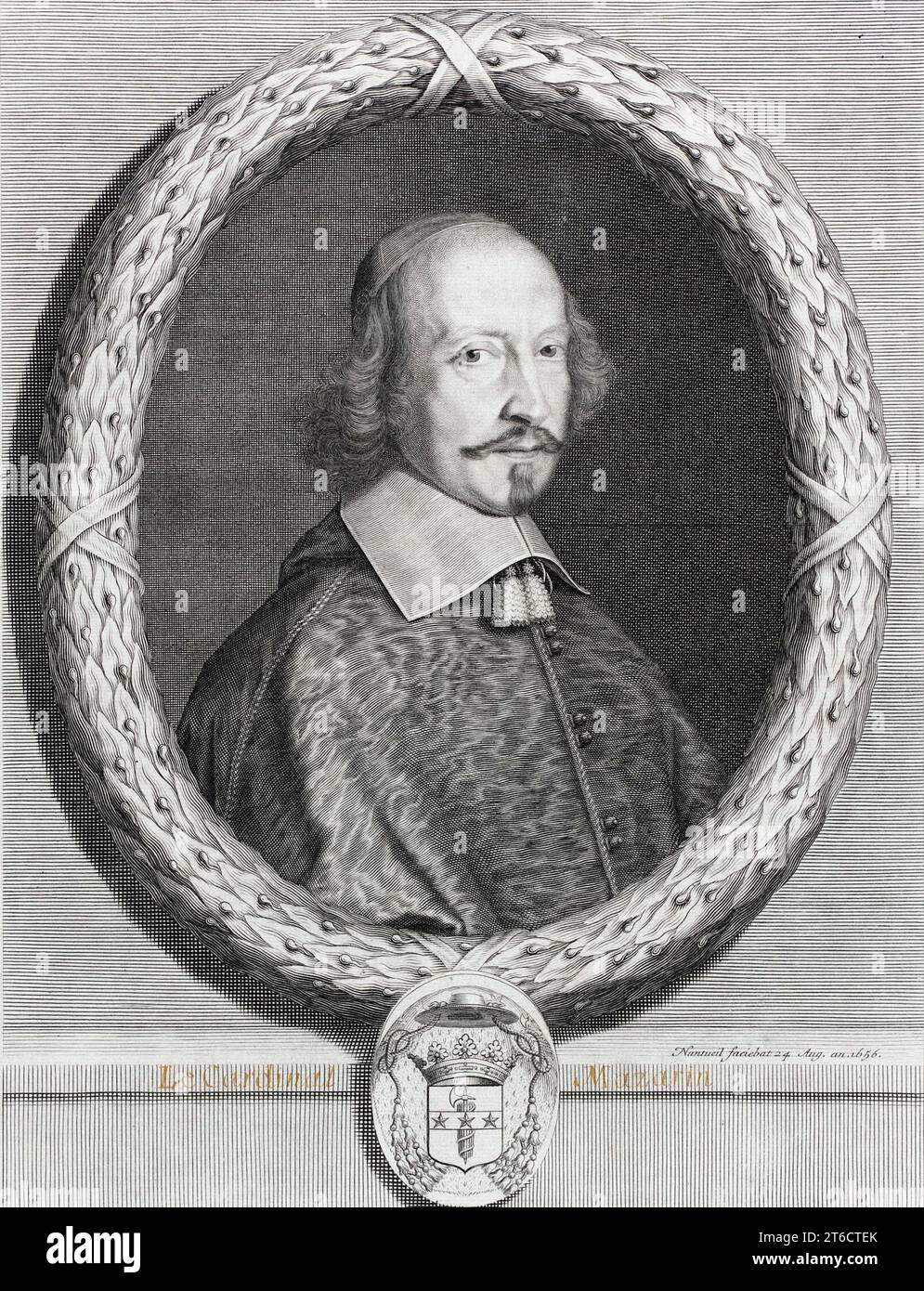 Jules mazarin french cardinal statesman hi-res stock photography and ...