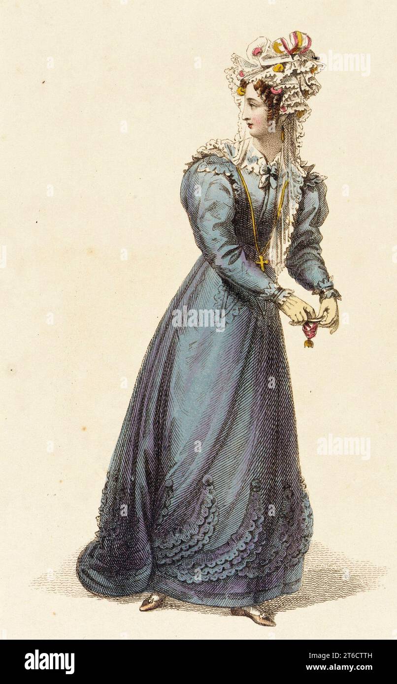 Fashion Plate (Carriage Costume), 1826 Stock Photo - Alamy