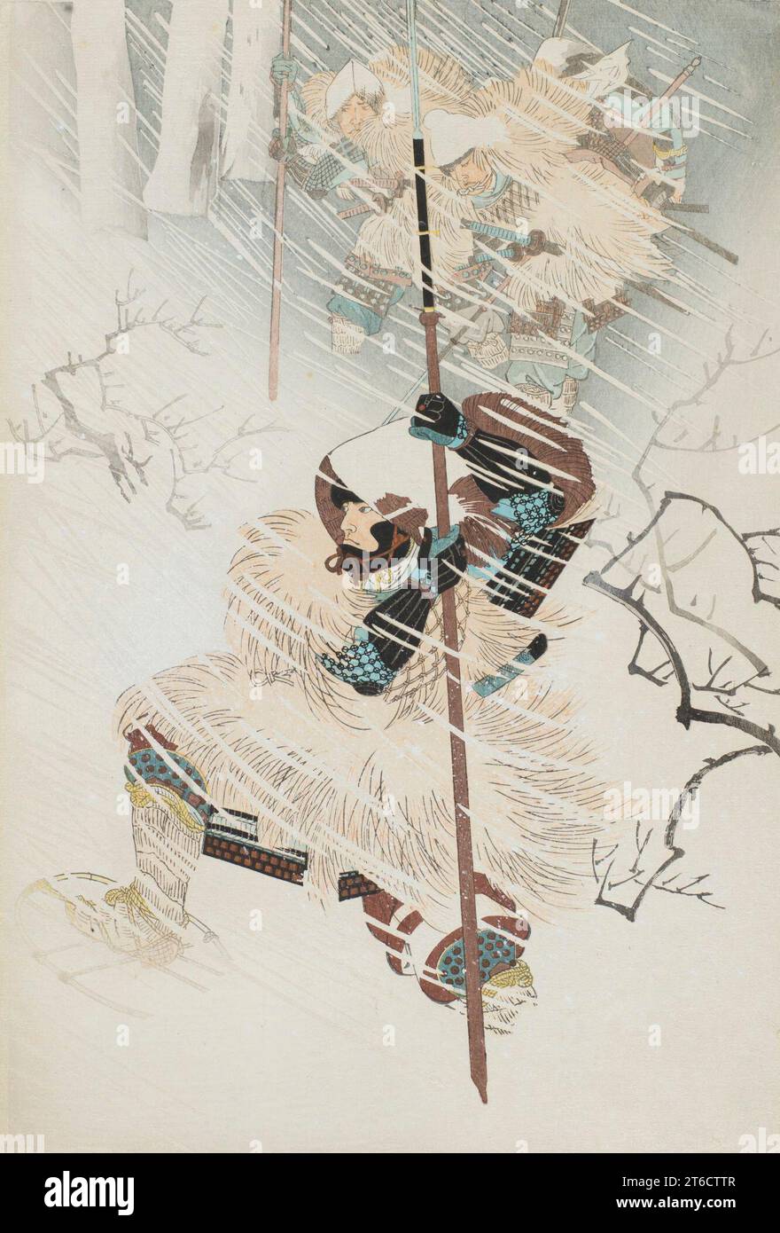 Scene from the Genpei Wars (image 1 of 3), 19th century Stock Photo - Alamy