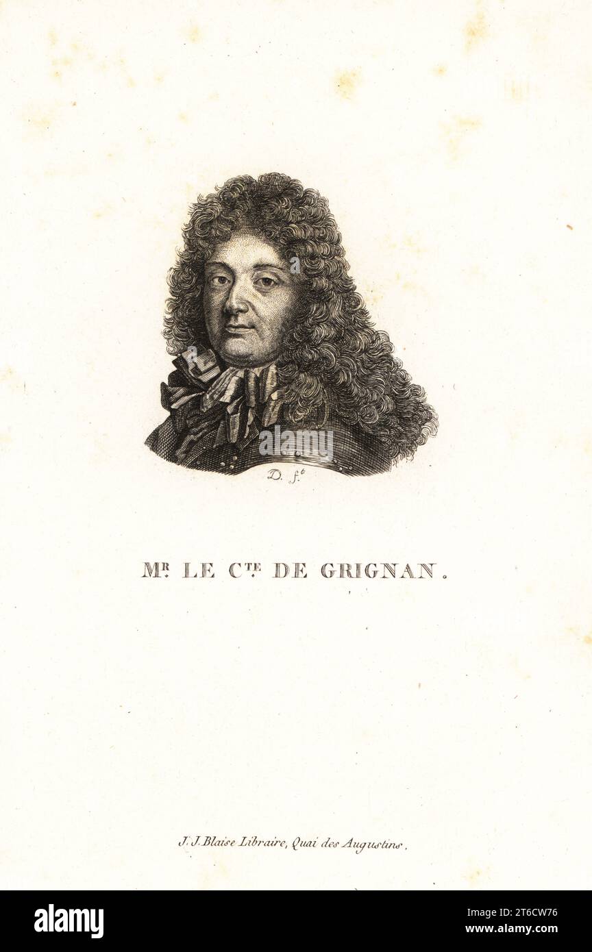 Portrait of the Count of Grignan, Francois Adhemar de Monteil, comte de ...