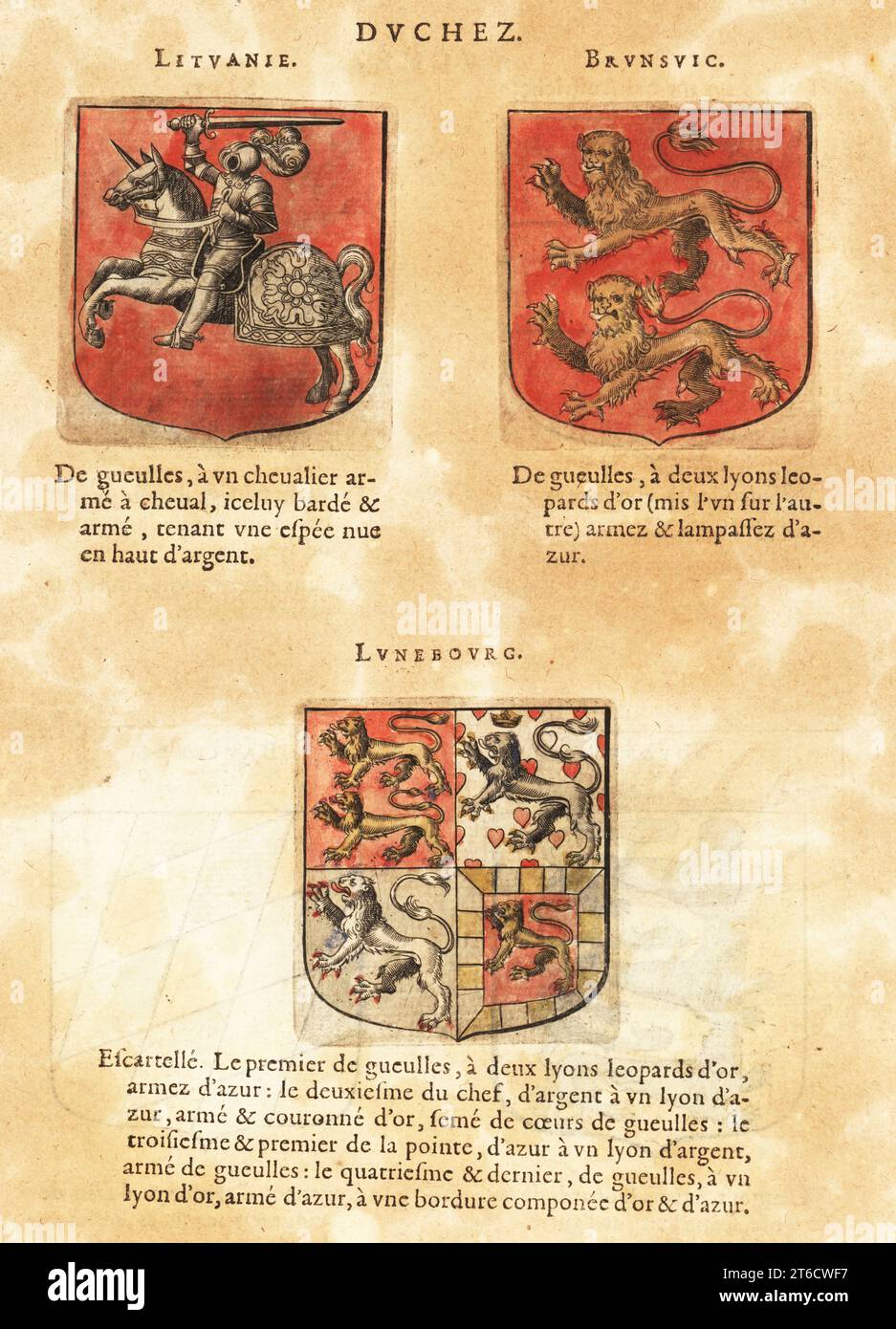 Coat of arms of the Duchy of Lithuania with vytis or knight in armour ...