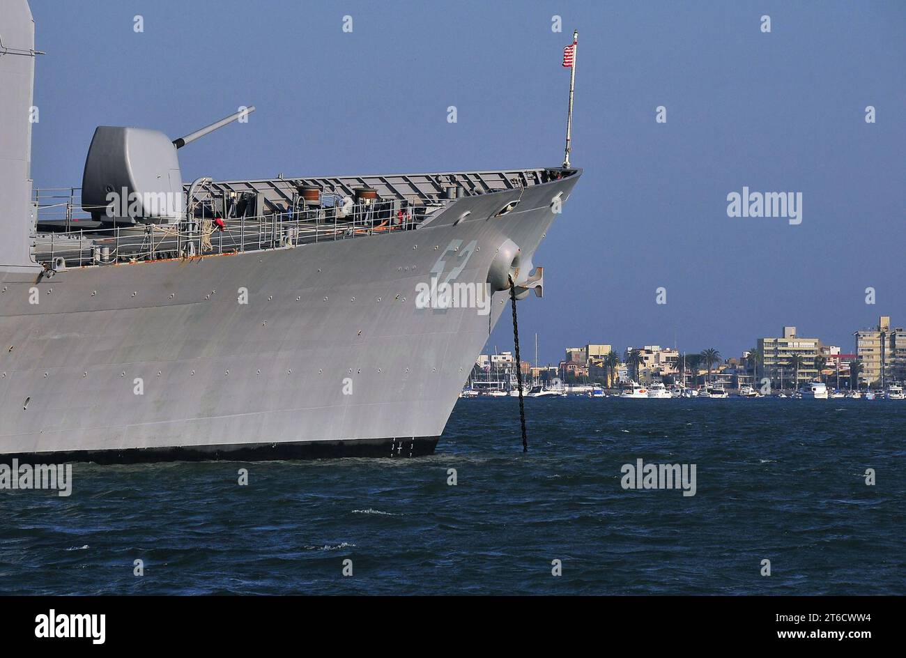 USS Bunker Hill in Peru Stock Photo - Alamy