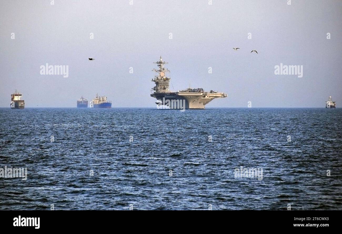 USS Bunker Hill in Peru Stock Photo - Alamy