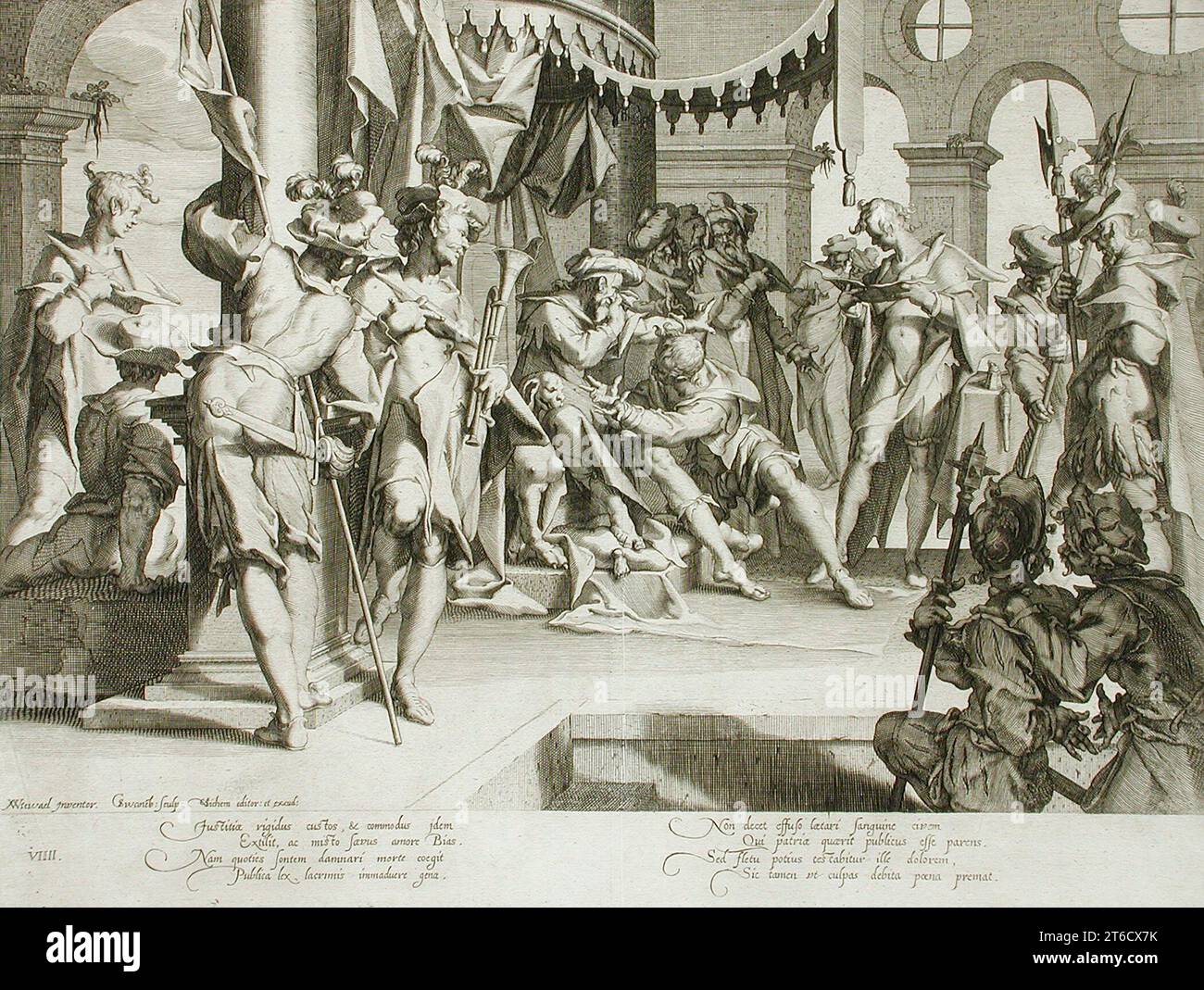 The Judge Bias, Shedding Tears, 1607. Series: Thronus Justitiae, pl. 9 ... The Judge Bias, Shedding Tears, 1607. Series: Thronus Justitiae, pl. 9 ...