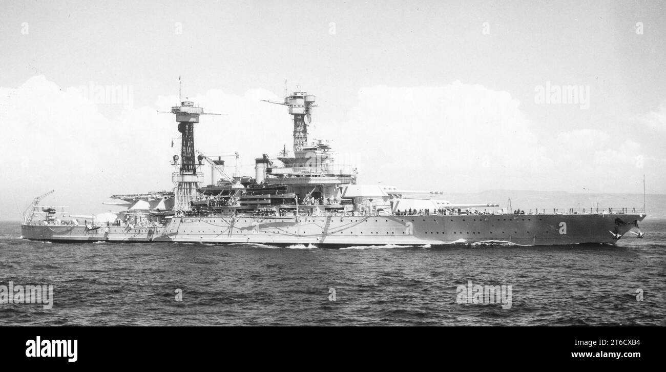 USS California (BB-44) - NH 61483 (cropped Stock Photo - Alamy