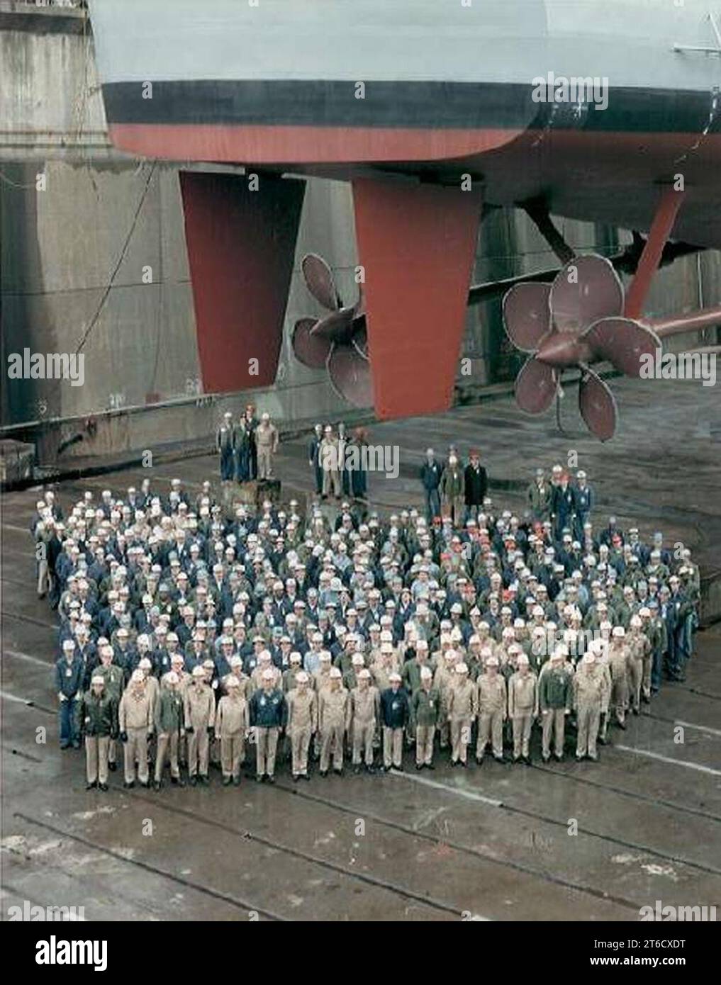 USS California CGN-36 Decomissioning Crew Stock Photo - Alamy